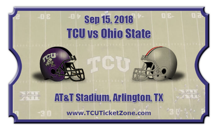 Tcu Horned Frogs Vs Ohio State Buckeyes Football Tickets Sep 15 2018 0975